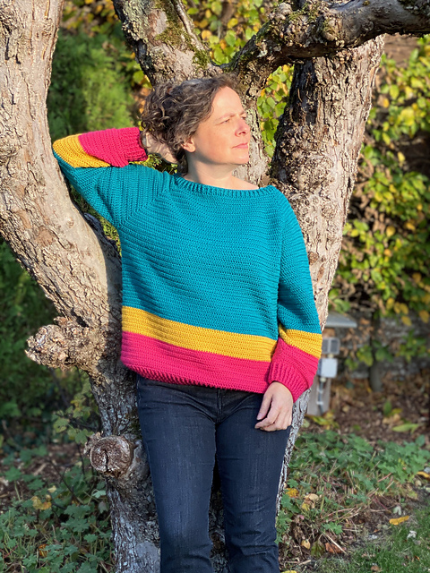 Ravelry: Basic Topdown Raglan Sweater pattern by Annelies Baes