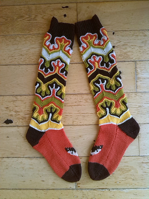 Ravelry: annemariep's Socks in Fox (Paws)