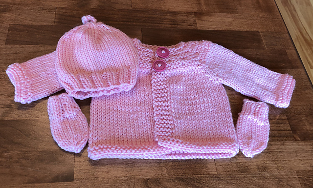 Ravelry: erinmct's May 2019 BOJ (1 sleep sack, 6 sweaters, 6 mitts, 6 hats)