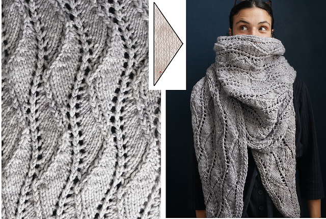 Ravelry: Enez Loc’h shawl pattern by anne regourd