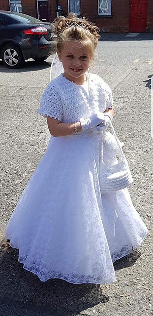 Ravelry: Jessica Holy Communion Bolero pattern by Anne Coyle