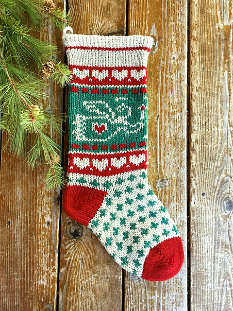 Ravelry: Candlelit Angel Christmas Stocking pattern by Annie's Woolens