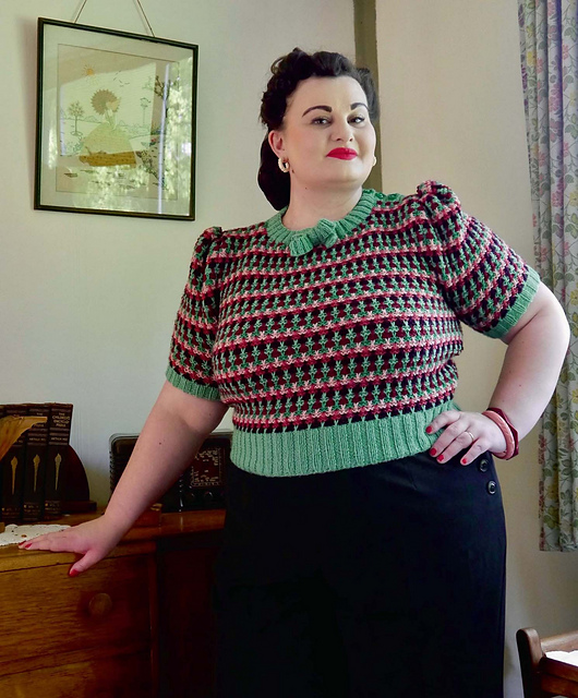 Ravelry: Waffle Jumper pattern by Linda Ivell