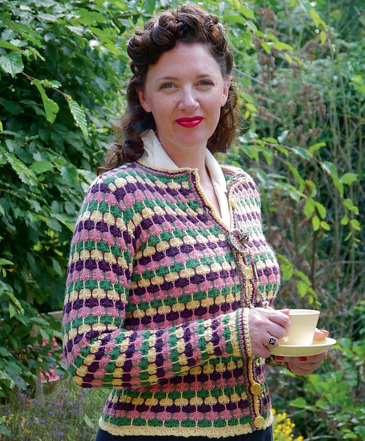 Ravelry: Harlequin Jacket pattern by Linda Ivell