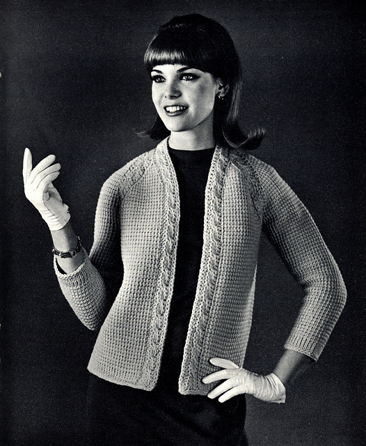 Ravelry: Jaunty Jacket B-523 pattern by Coats & Clark