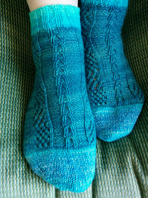 Ravelry: Lattice Love Socks pattern by Anye M. Shafer