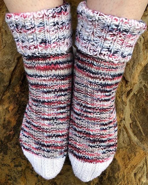 Ravelry: Puffy Cuffs Sox pattern by Anye M. Shafer