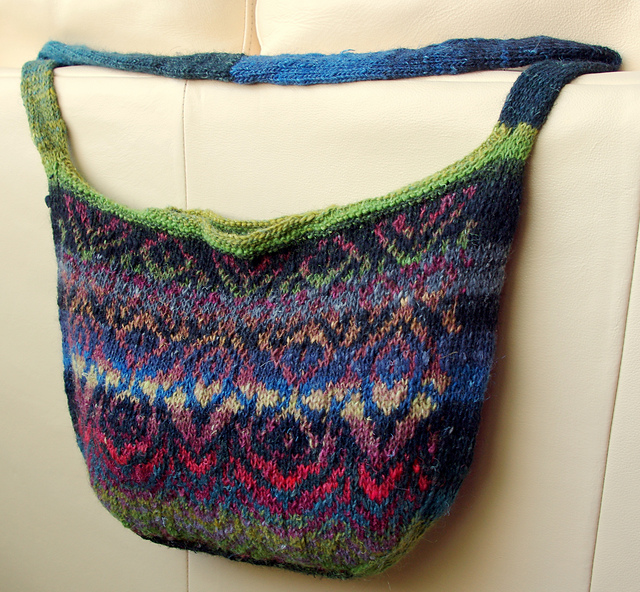 Ravelry: Painted Lady Boho Bag pattern by Meghan Jones