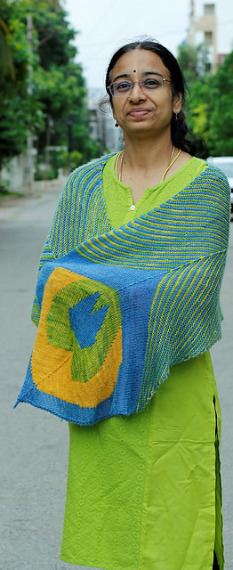 Ravelry: Mayur Wrap pattern by Jaya
