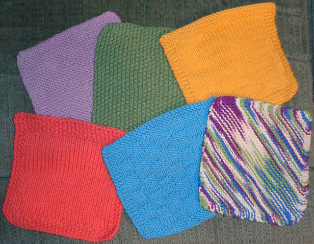Ravelry: 7 Easy Knit Dishcloths pattern by Anita Potter