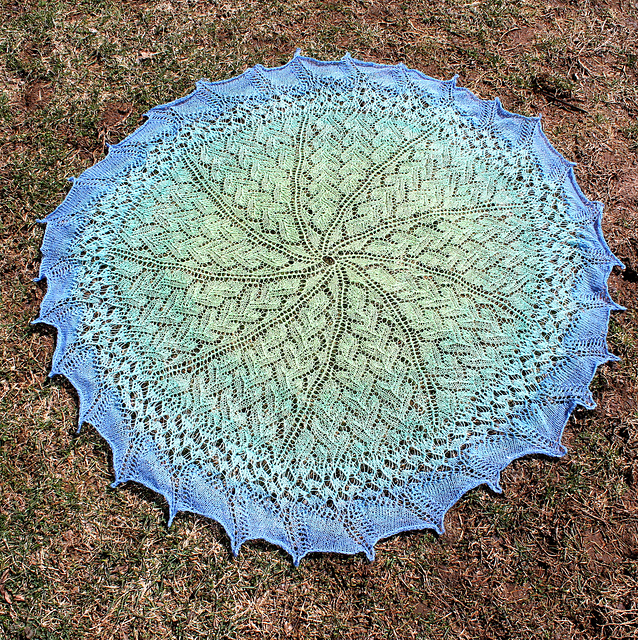 Ravelry: Under the Sea Shawl pattern by Liz Capik