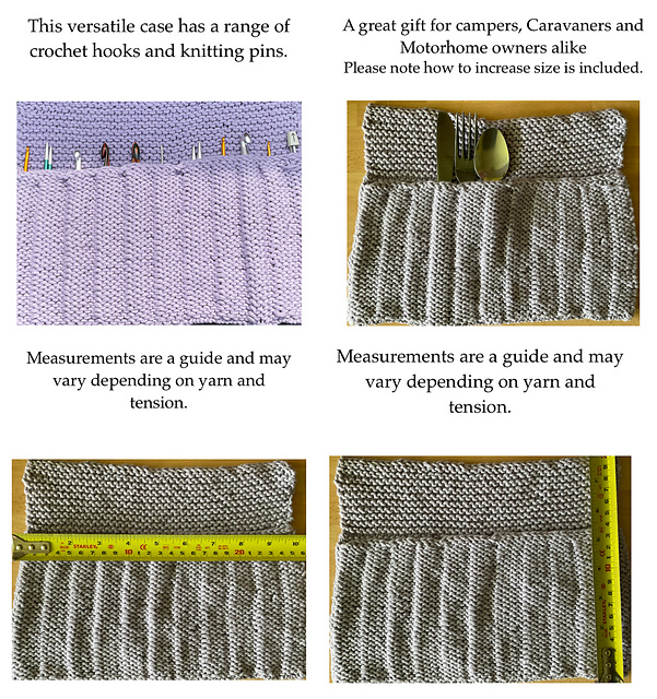 Ravelry: No sewing up accessory case pattern by George Neale