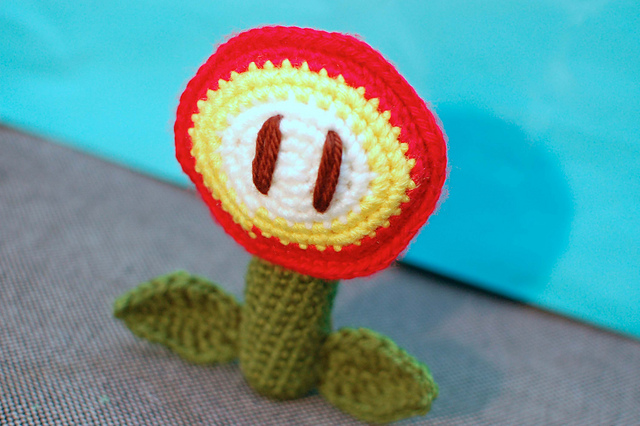 Ravelry: Super Mario Fire Flower Rattle pattern by Lisa Wolfel