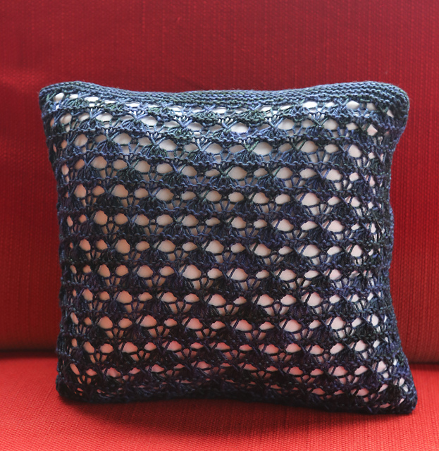 Ravelry: Crochet-Knit Shell Pillow pattern by Heather Storta