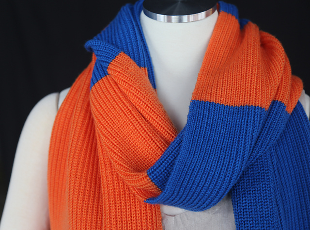 Ravelry: Fisherman's Rib Stadium Scarf pattern by Katharine Malcolm