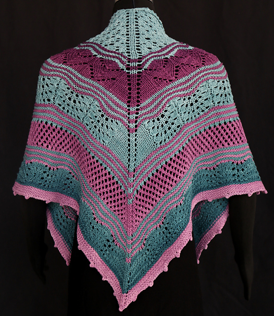 Ravelry: Lace Sampler Shawl pattern by Dana Matuskey