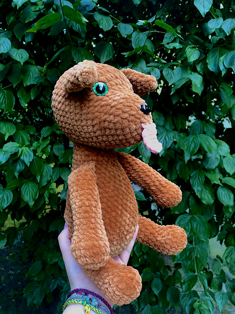 Ravelry: Dog with Tongue Out pattern by Arf from arfcrochet