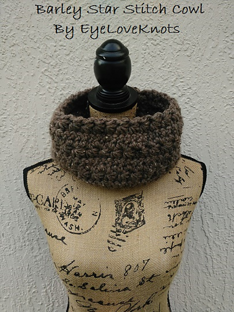 Ravelry: Barley Star Stitch Cowl pattern by Alexandra of EyeLoveKnots ...