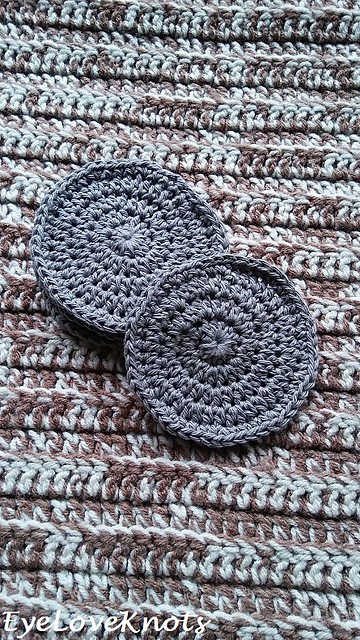 Ravelry: Round Overcast Coasters pattern by Alexandra of EyeLoveKnots ...