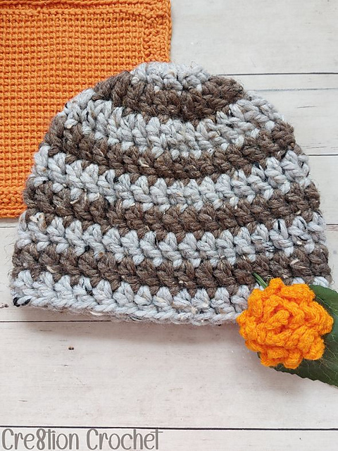 Ravelry: Super Chunky Striped Dylan Claire Beanie pattern by Alexandra of EyeLoveKnots ...