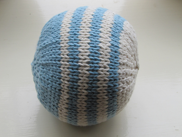 Ravelry: Knit Baby Rattle Ball pattern by Arlene E. Lee