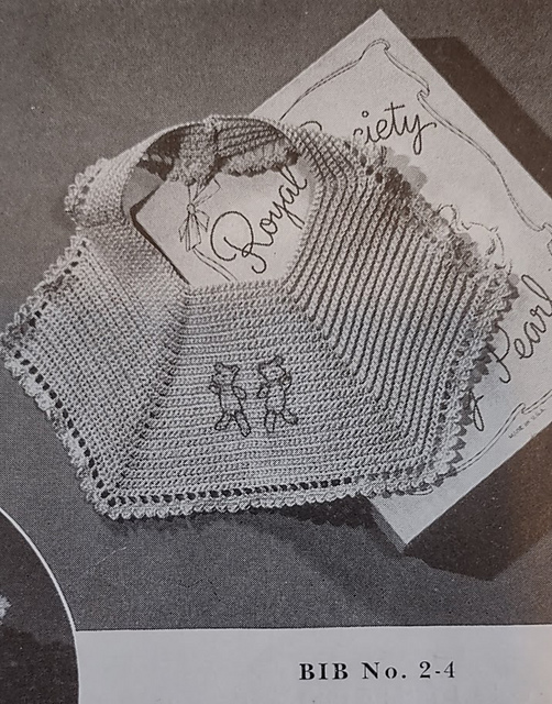 Ravelry: Bib No 2-4 pattern by Royal Society