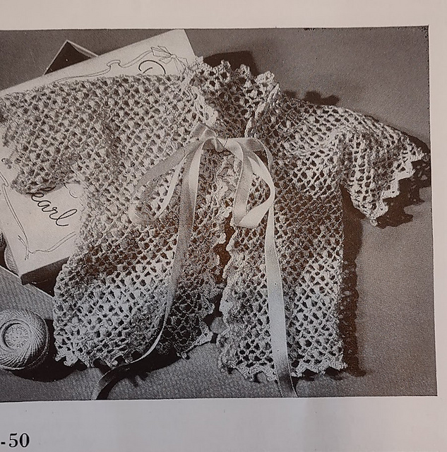 Ravelry: Jiffy Crochet Sacque No 2-50 pattern by Royal Society