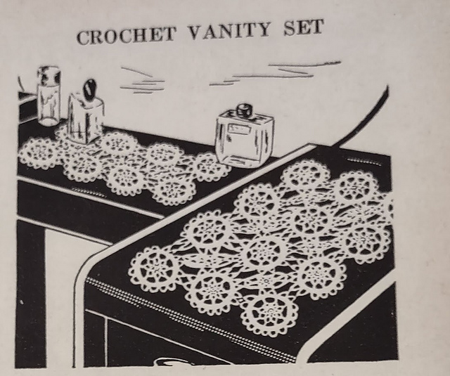 Ravelry: Crochet Vanity Set pattern by Workbasket Magazine