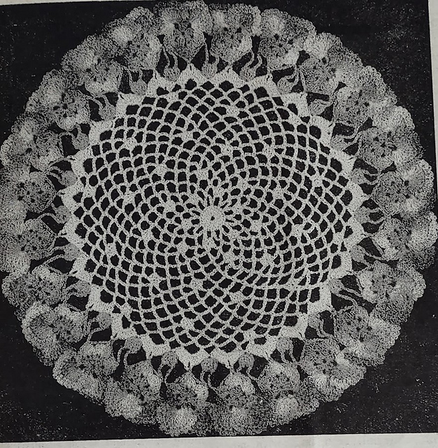 Ravelry: Pansy Doily pattern by Workbasket Magazine