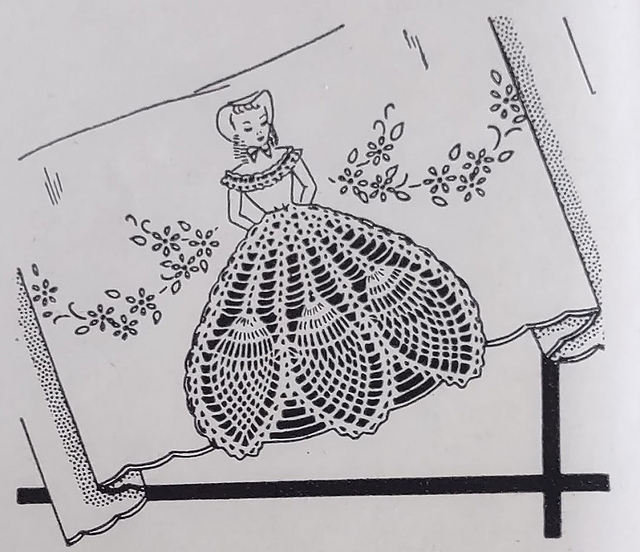 Ravelry: Colonial Girl with Crocheted Skirt pattern by Workbasket Magazine