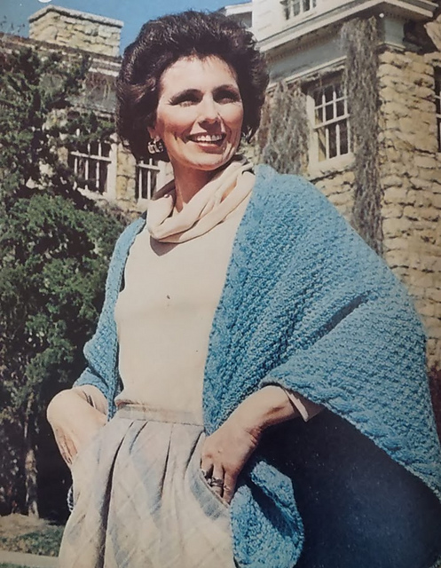 Ravelry: Cable Trim Shawl pattern by Workbasket Magazine