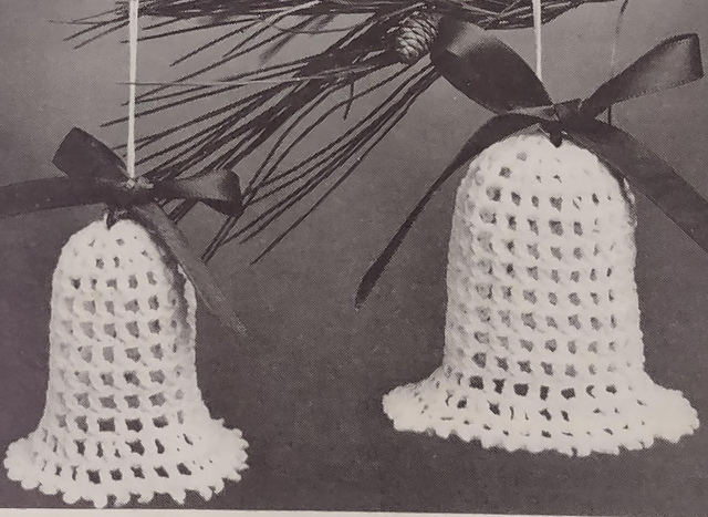 Ravelry: Filet Crochet Bell Ornaments pattern by Workbasket Magazine