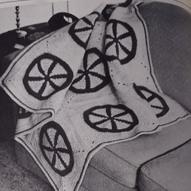 Ravelry: Wagon Wheels Afghan pattern by Judy Carol Nix