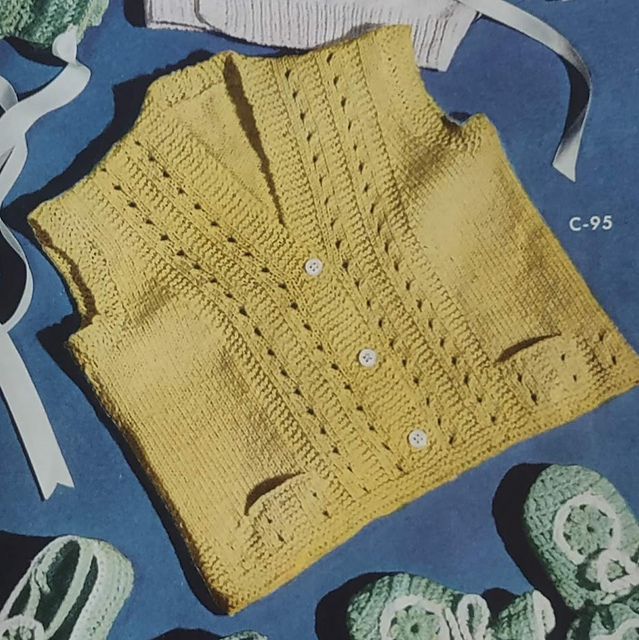 Ravelry: C-95 Sleeveless Jacket pattern by The Spool Cotton Company
