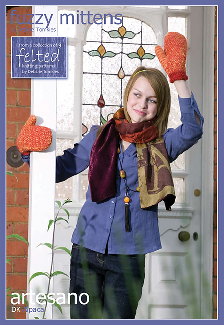 Ravelry: Fuzzy Mittens pattern by Debbie Tomkies