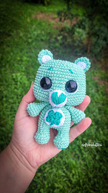 Ravelry: Good Luck Teddy Bear Amigurumi pattern by Desi Winters