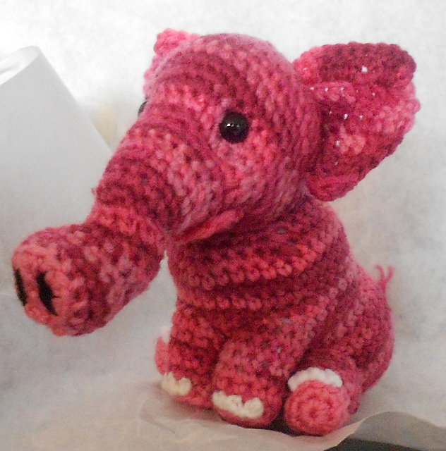 Ravelry: Pink Elephant pattern by Jessica Boyer