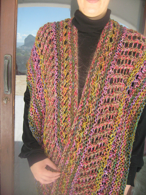 Ravelry: artknitsbyamal's lacy ruana