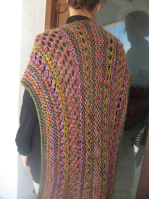 Ravelry: artknitsbyamal's lacy ruana