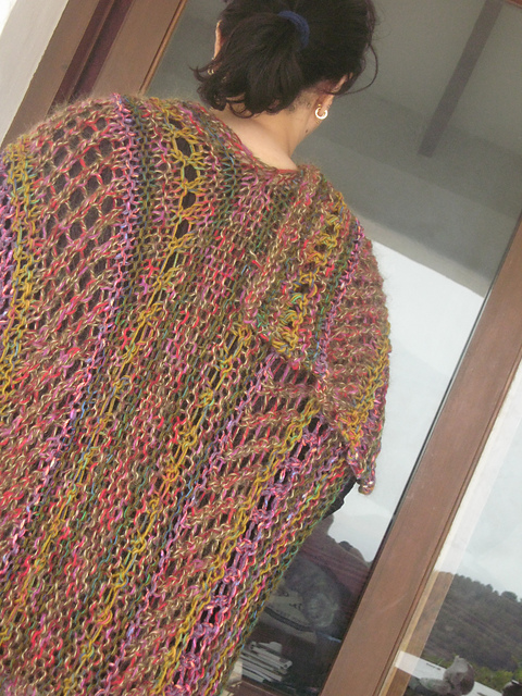 Ravelry: artknitsbyamal's lacy ruana