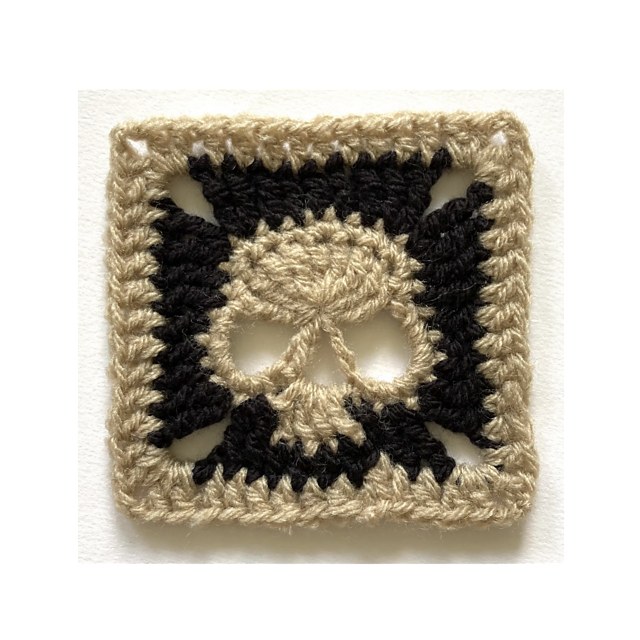 Ravelry: Skull Granny Square pattern by Lucy Liang