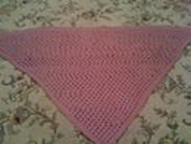 Ravelry: Triangular Prayer Shawl pattern by Mary Thomas b1934