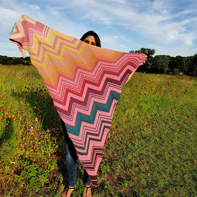 Ravelry: Disha Shawl pattern by Arunima Goel