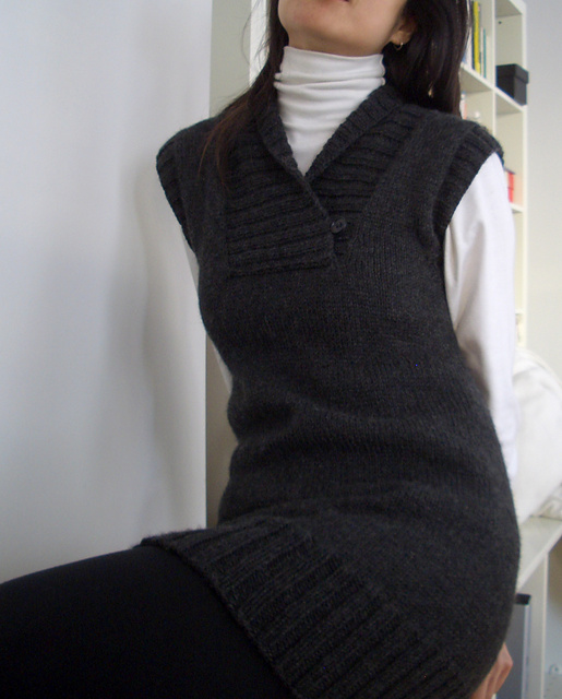 Ravelry: 24. Shawl collar tunic pattern by michiyo