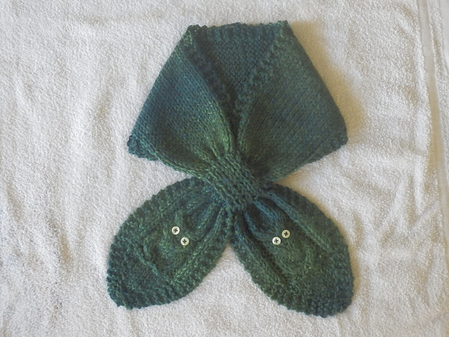 Ravelry: Owl Keyhole Scarf pattern by Monique Hudson