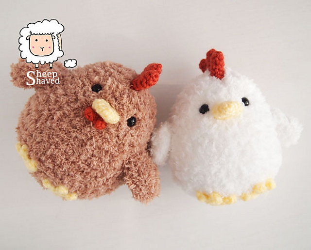 Ravelry: Fluffy Chickens pattern by Sheep Shaved