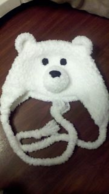 Ravelry: Fuzzy Polar Bear Hat pattern by Ashley Phelps
