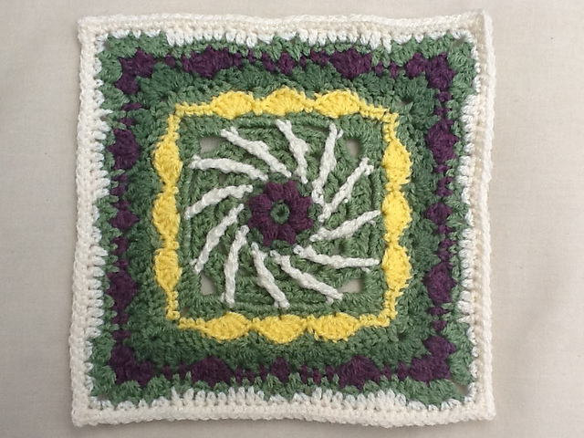 Ravelry: May Pole 9" and 12" Square pattern by SwiftlySparrow