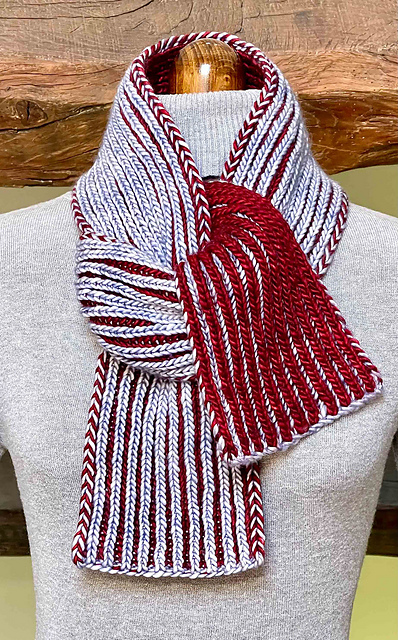 Ravelry: Duo Brioche Scarf pattern by Assia Brill