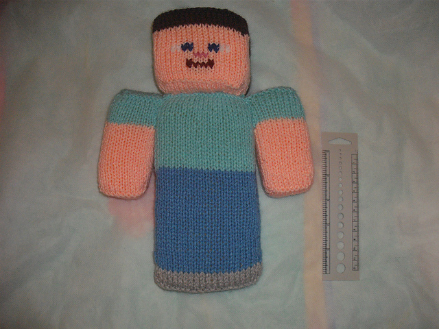 Ravelry: Steve from Minecraft pattern by Irene McCormick